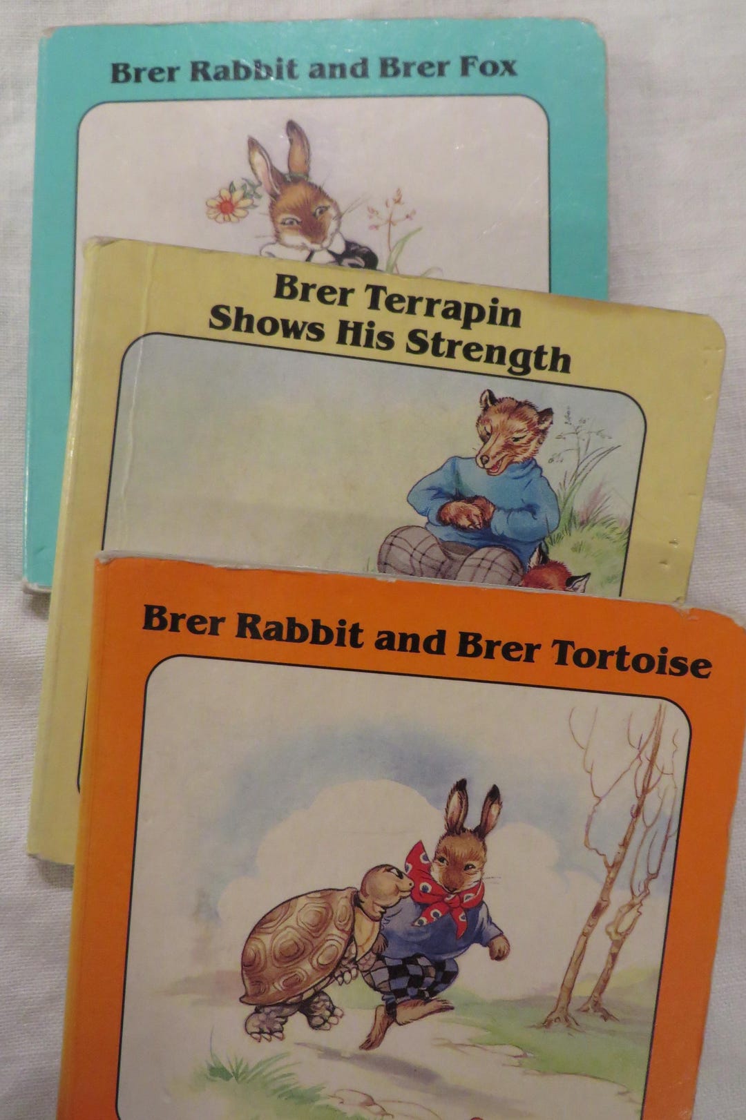 Vintage Set of Children's Books, BRER RABBIT, Brer Tortoise, Brer Fox ...