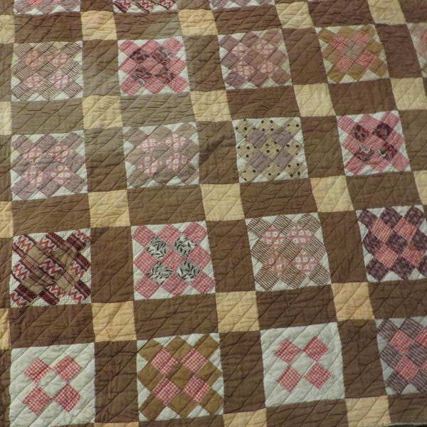 Brown Quilt - Etsy