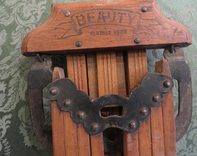 Antique Clothes Drying RACK, Barn Saddle Blanket Drying Rack // Wall ...