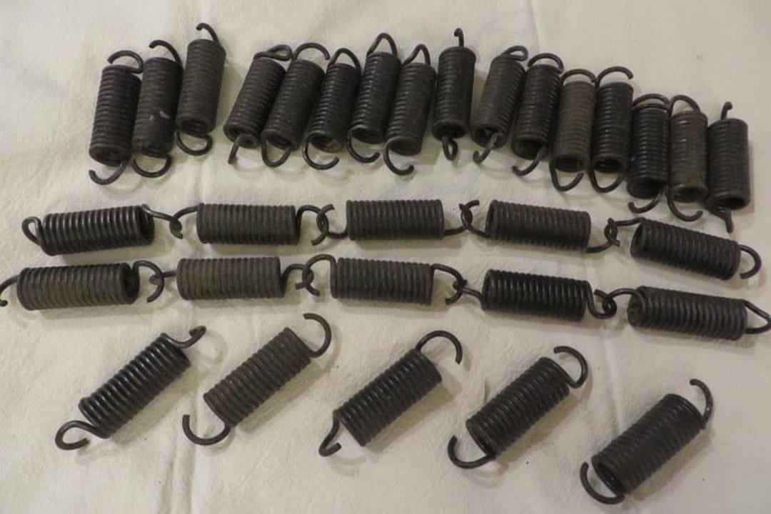 Antique Metal SPRINGS, Bed or Cot Springs - Upholstery Springs - Group ...