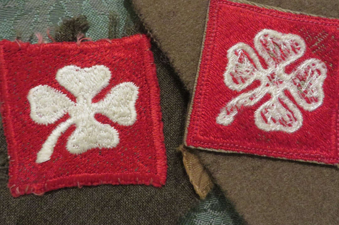 WWII Antique Shoulder Patches, Insignia leadership and Integrity // 4th ...
