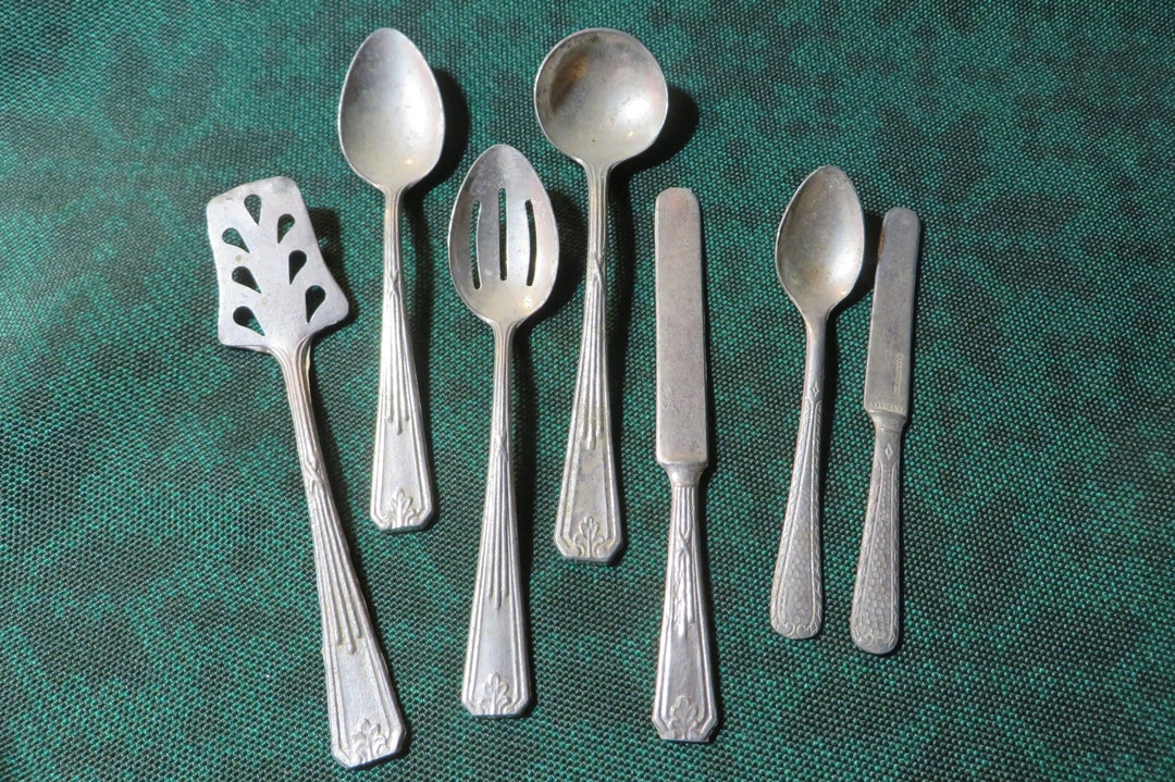 Vintage MINIATURE Utensils as Shown // 8 Pcs // Marked germany ...