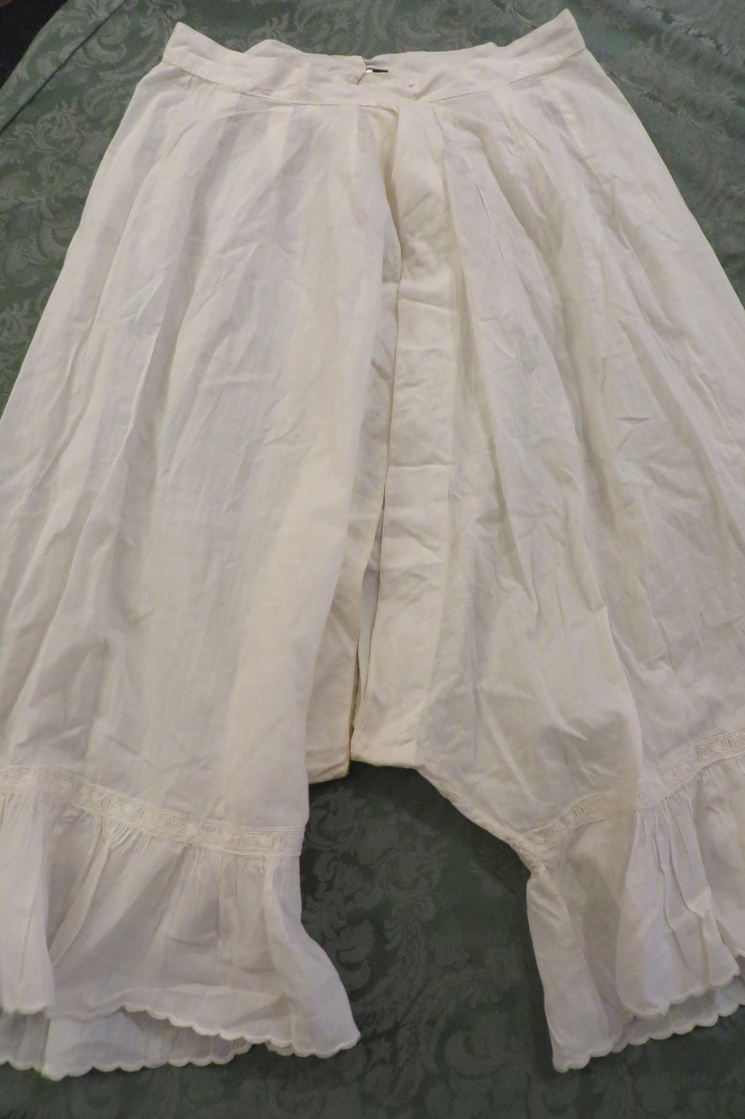 Bloomers Pettipants // Vintage Costume // Sheer Cotton // Pleated ...