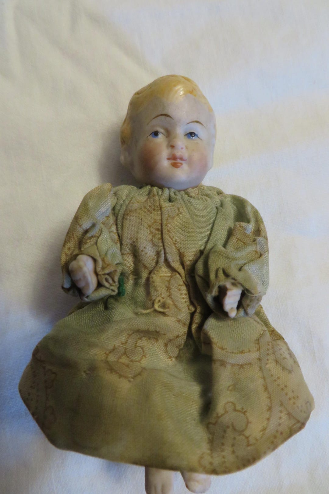 Antique Kewpie, Cupie, Bisque Doll - Miniature Doll - 3 1/2" Tall ...
