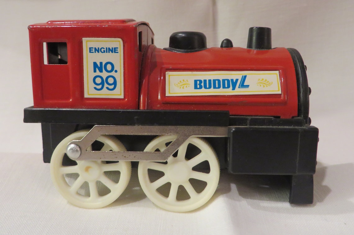 Toy Train Engine by BUDDY L Engine No. 99 // Made in Hong - Etsy