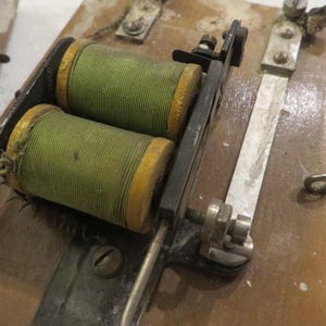 Antique School Bell, Door Bell, Emergency Bell or Alarm // Wooden Case ...