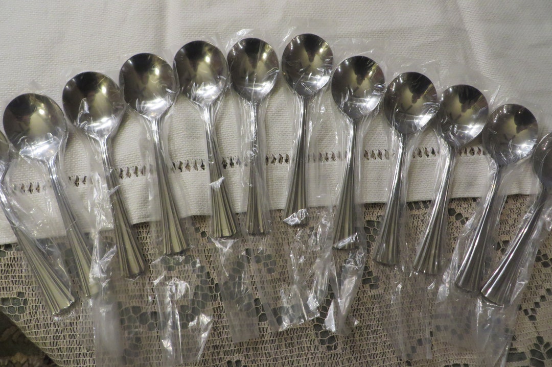 Vintage BROOKSHIRE Pattern // Spoons // 12 Count // Reed & Barton ...