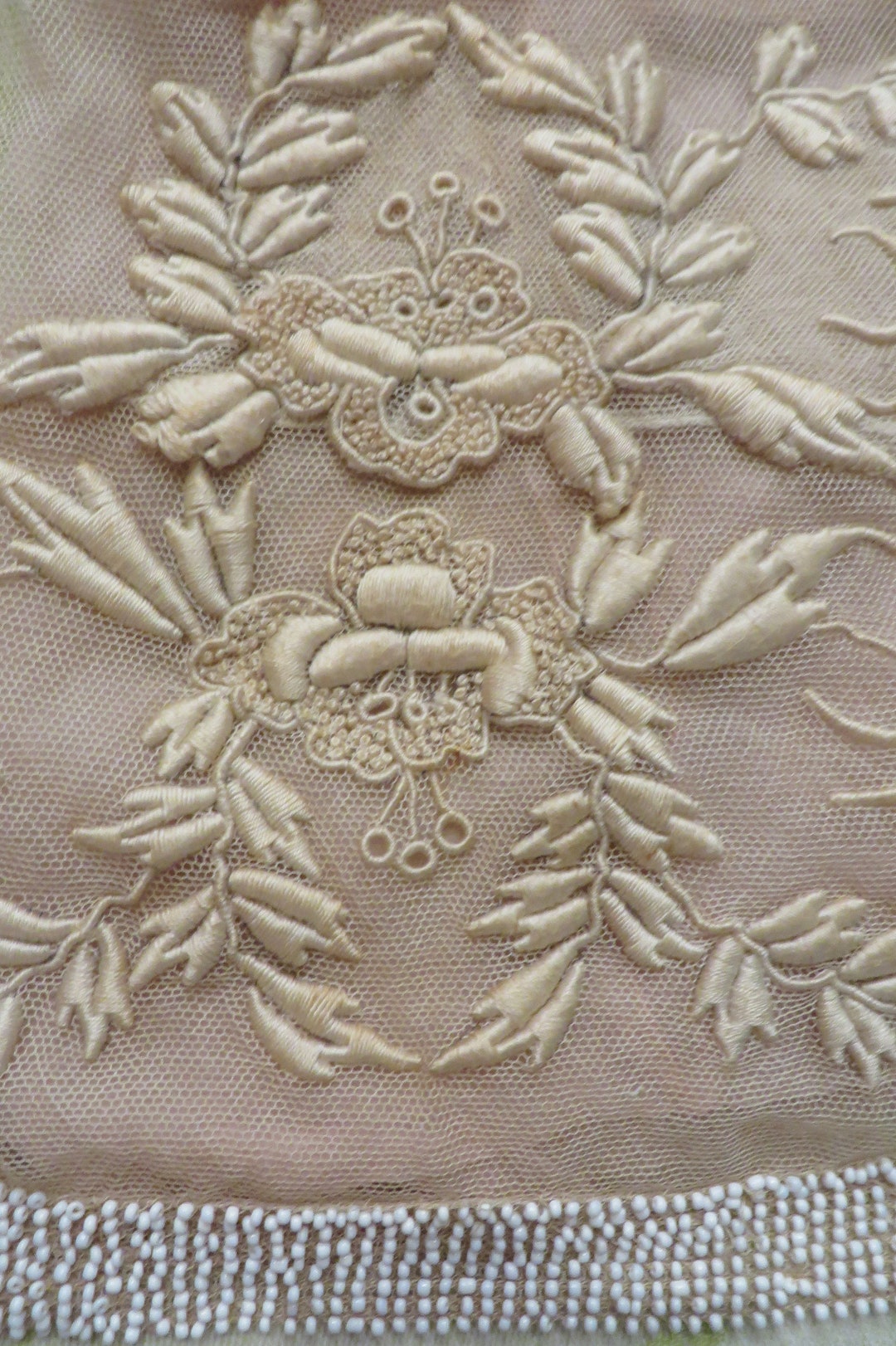 Amazing, Ornate Handmade LACE // Antique Thick, Dimensional Lace With ...