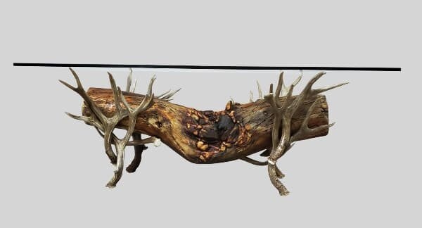 Mule Deer Log Timberline Coffee Table - Etsy