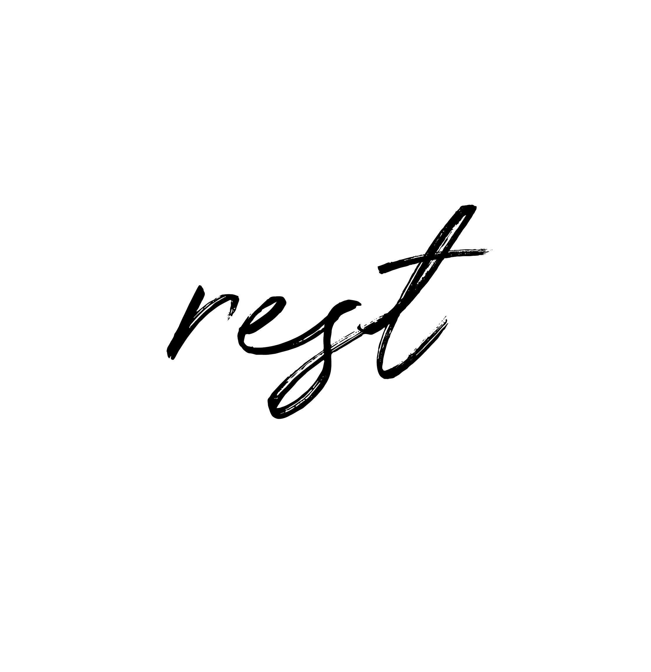 Rest Printable DIGITAL DOWNLOAD Print Wall Decor Wall Art Printable ...