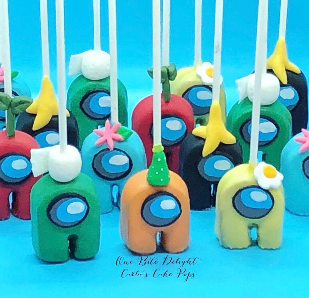 12 Astronaut Cake Pops, Individually Wrapped, Bright Colors, Specialty ...