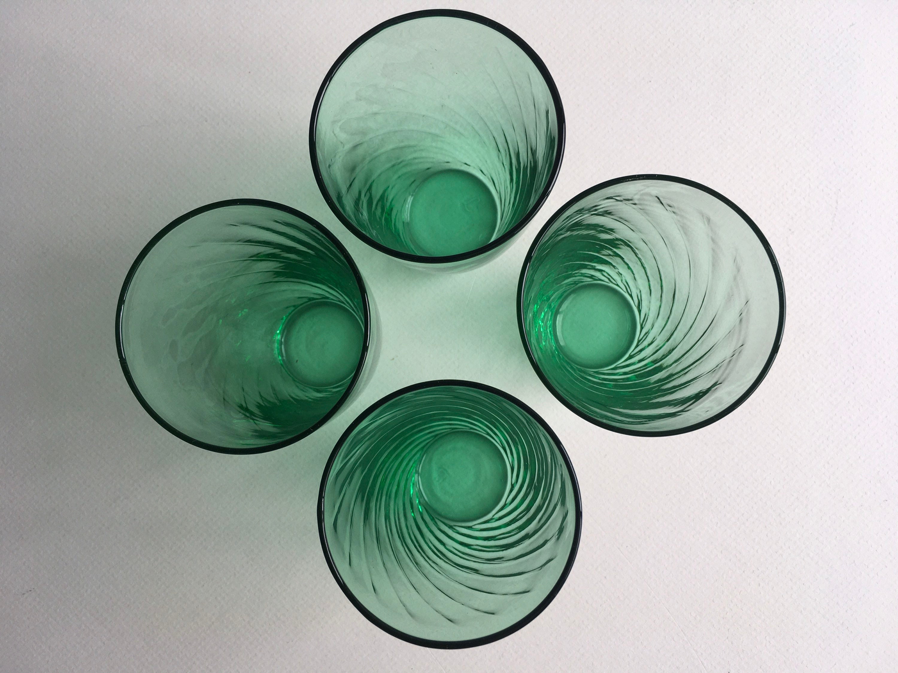 Mid Century Tumblers, Libbey Swirl. - Etsy