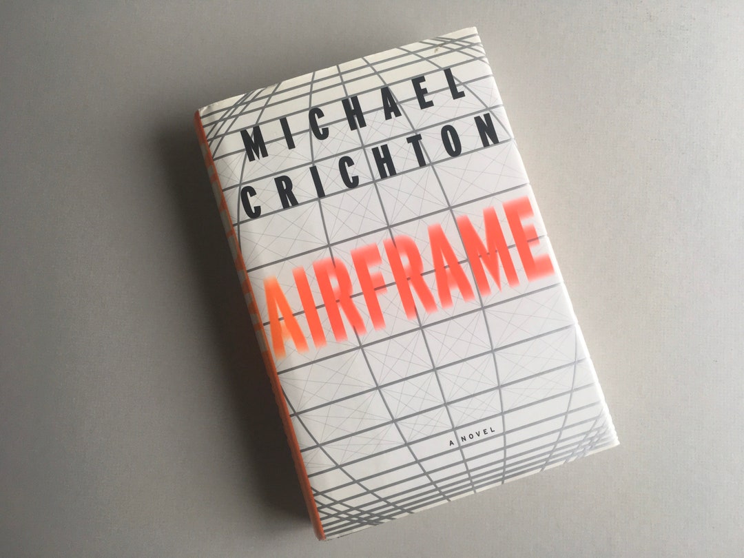 Vintage Book, Michael Crichton, Airframe. - Etsy