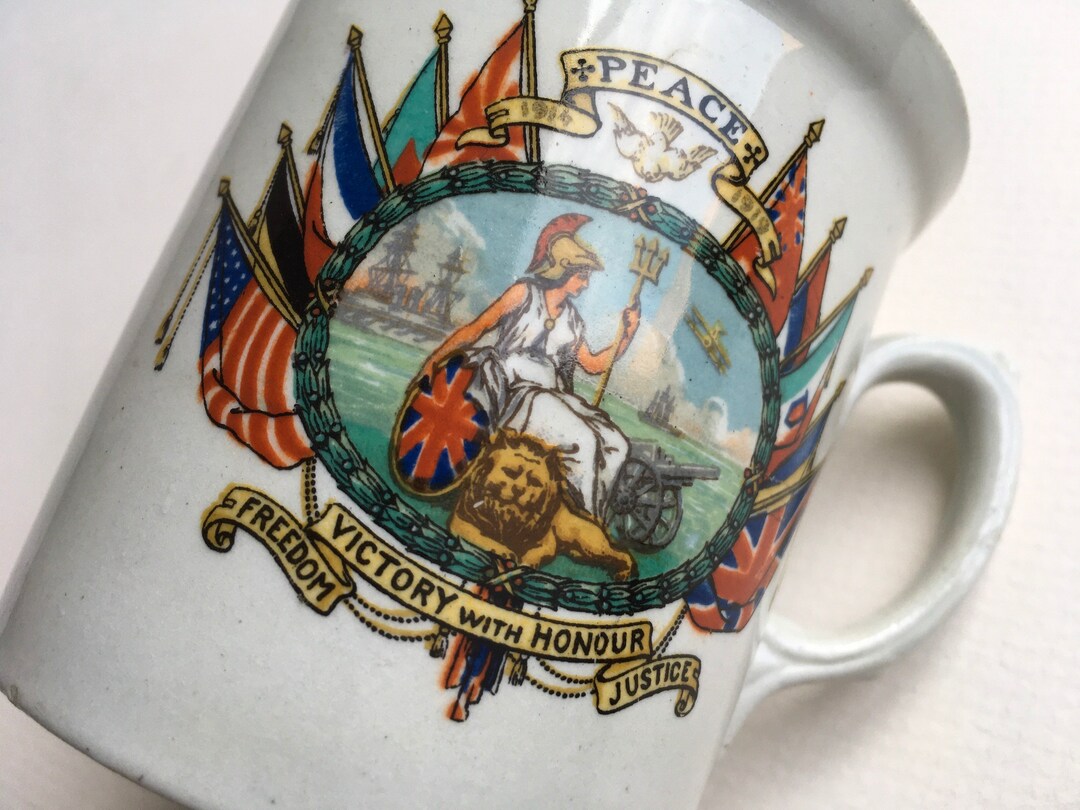Antique Commemorative Mug, WW1. - Etsy
