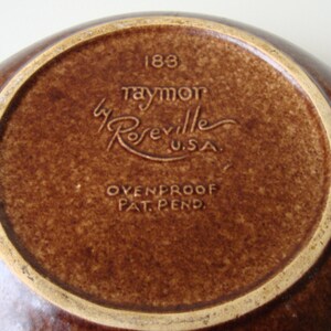 Roseville Pottery, Raymor, Casserole Dish. - Etsy