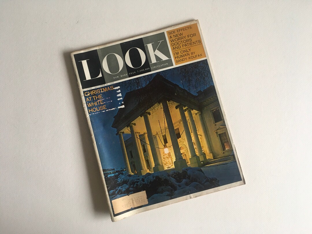 Look Magazine, December 1963. - Etsy
