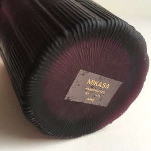 Mikasa Glass Vase. - Etsy