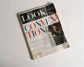 Vintage 1964 Look Magazine JFK Memorial Issue Collectible Paper ...