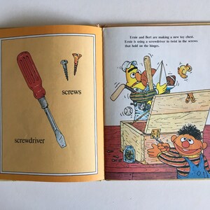 Vintage Children’s Book, the Tool Box Book, Sesame Street. - Etsy