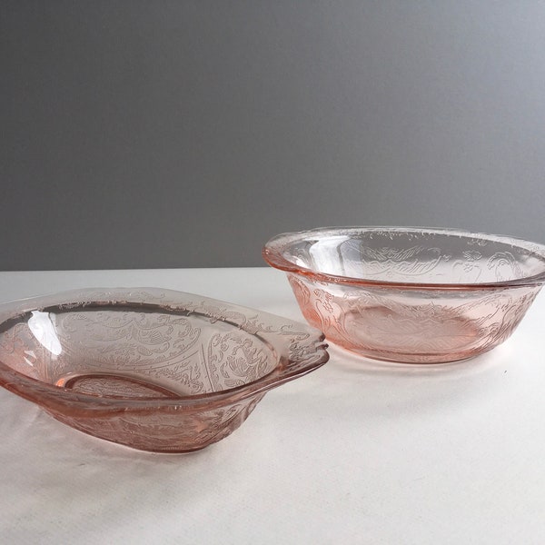 Vintage Pink Glass - Etsy