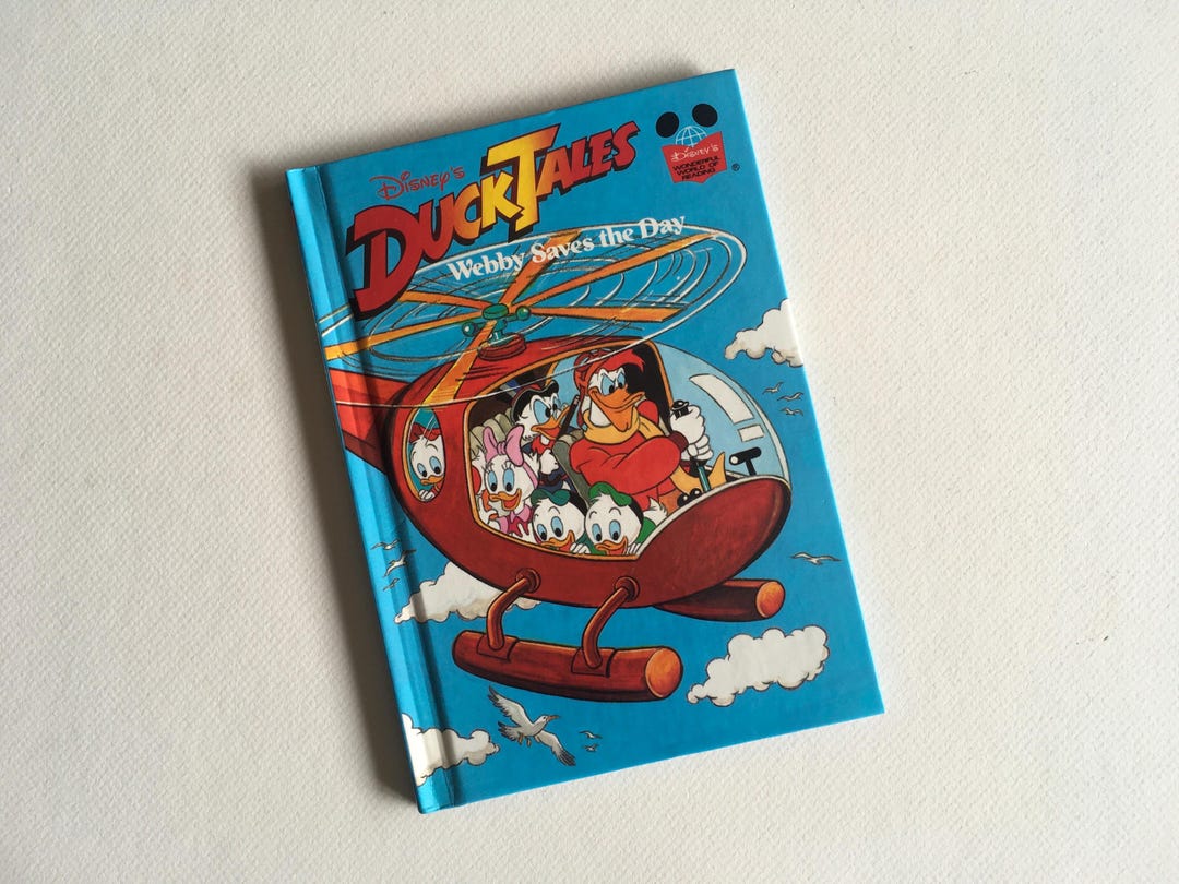 Walt Disney Childrens Book, Duck Tales, Webby Saves the Day. - Etsy