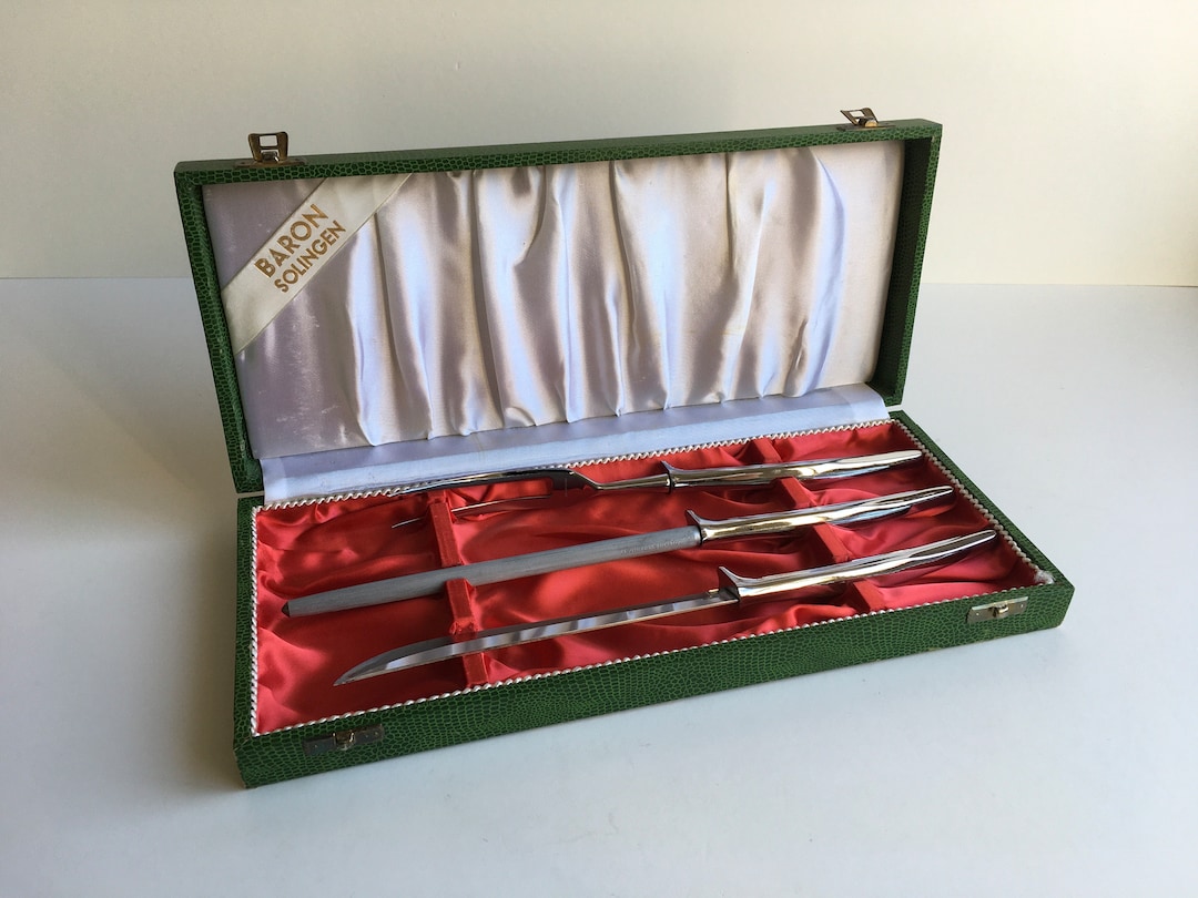 Vintage Cutlery, Carving Set, Solingen. - Etsy