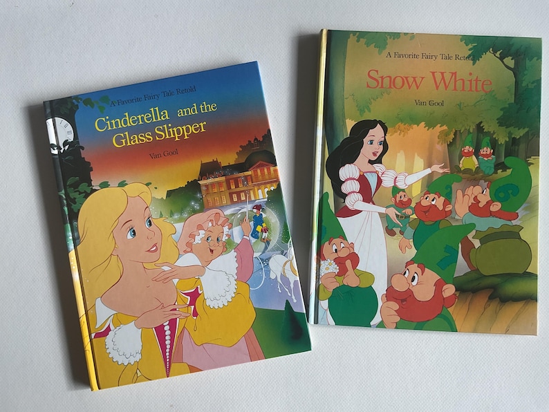 Vintage Children’s Book, Snow White, Cinderella and the Glass Slipper ...