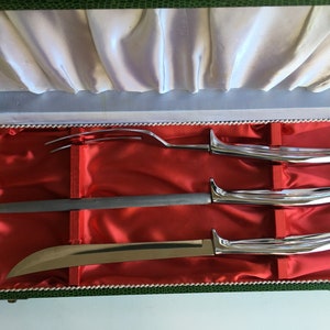 Vintage Cutlery, Carving Set, Solingen. - Etsy