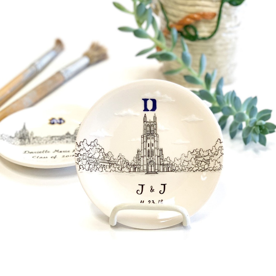 Unique Graduation Gift Ring Dish Notre Dame University | Etsy