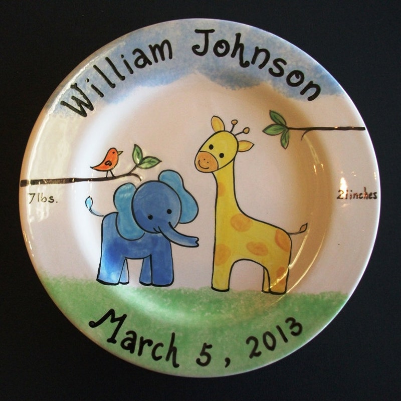 Kids Plate Set Pottery - Etsy