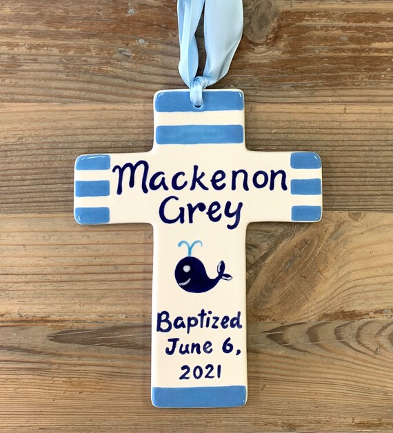 Personalized Baptism Cross Baptism Christening or Shower | Etsy