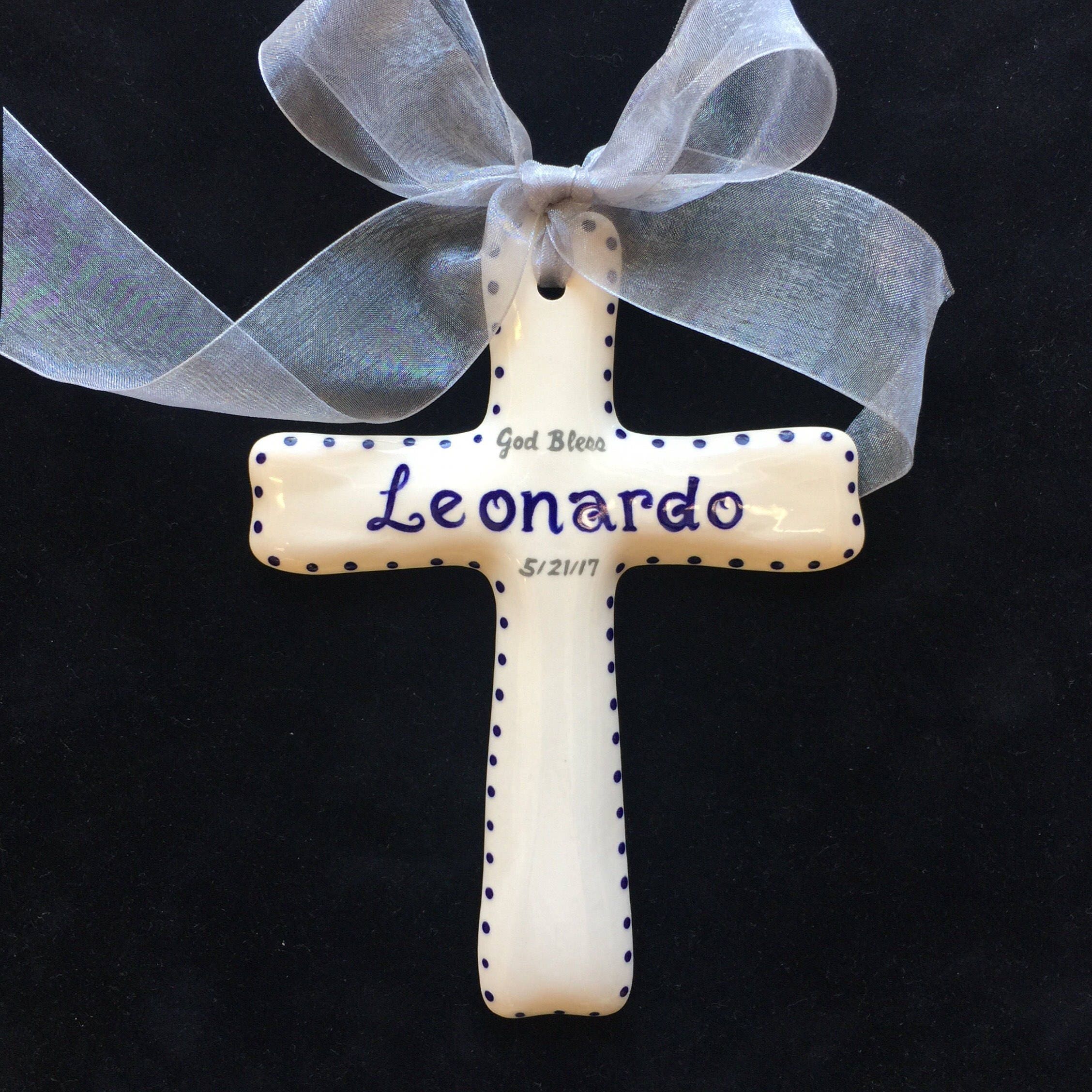 Personalized Baptism Cross Baptism Christening or Shower | Etsy