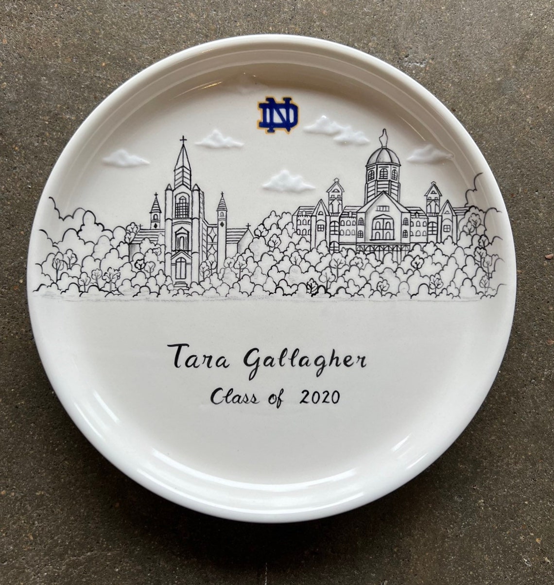 Unique Graduation Gift Ring Dish Notre Dame University | Etsy