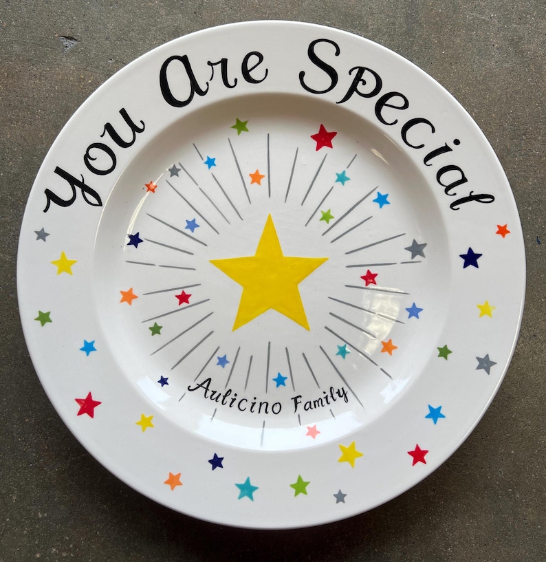 Personalized Hand Painted Birthday Plate or Special Occasion Plate - Etsy
