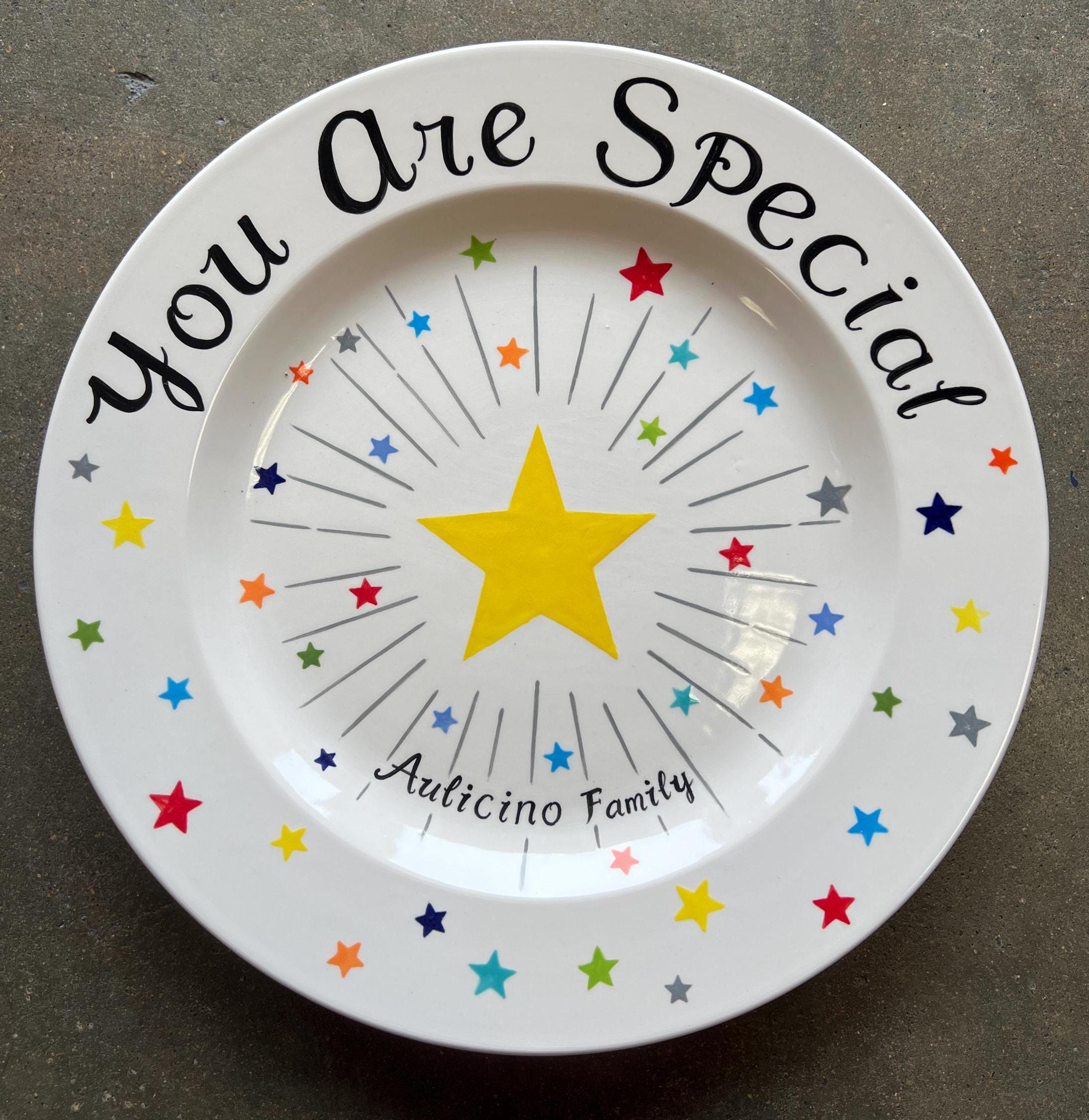 Personalized Hand Painted Birthday Plate or Special Occasion Plate - Etsy