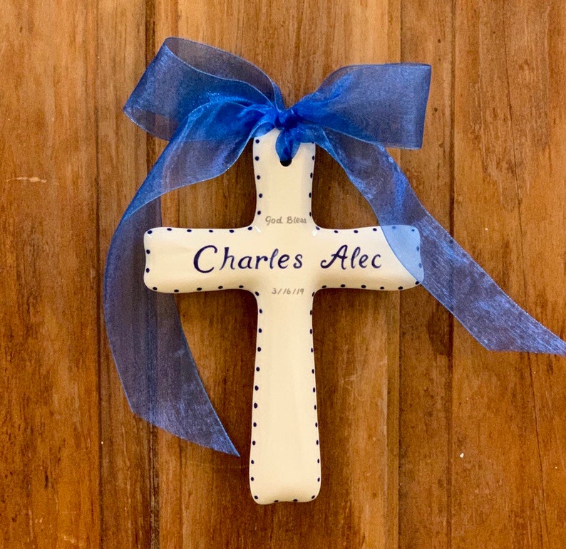 Personalized Baptism Cross - Baptism, Christening or Shower Gift - Etsy