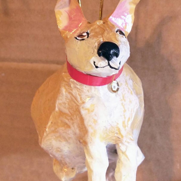 Paper Mache Dog - Etsy