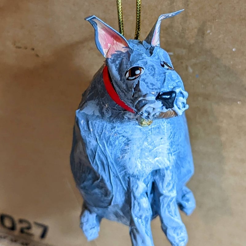 Paper Mache Dog - Etsy