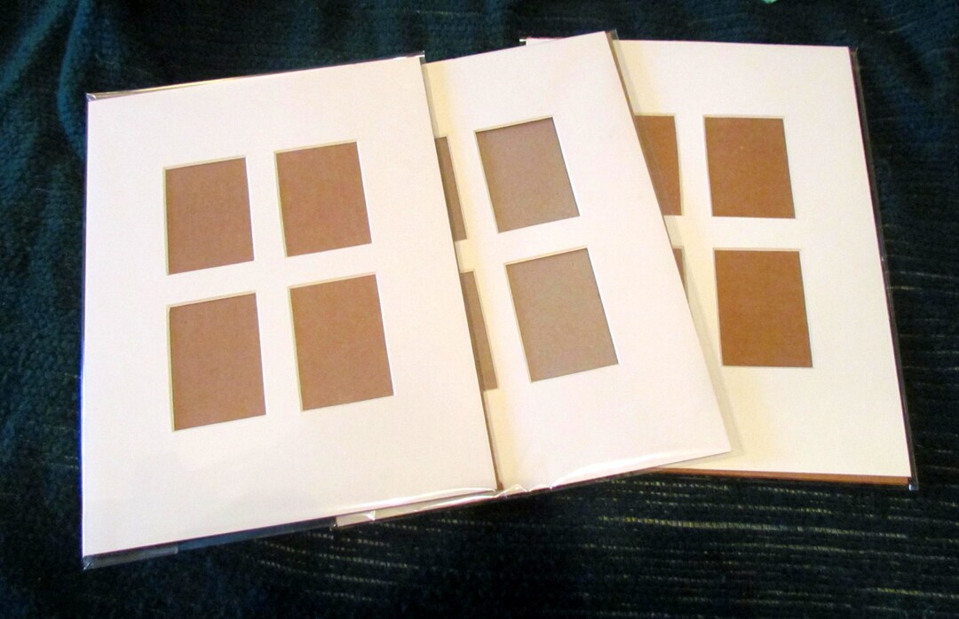 9"x 12" Matteboard- for 4 Atcs/aceos With Cardboard Backing - Etsy