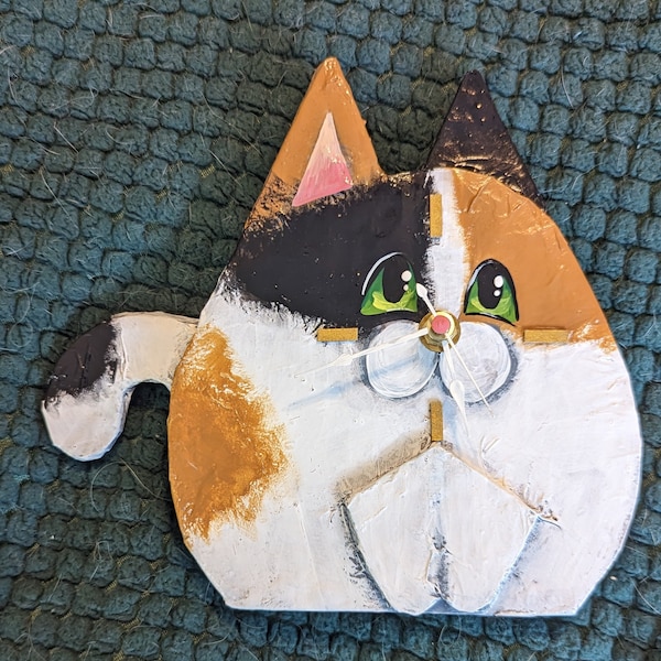 Paper Mache Cat - Etsy