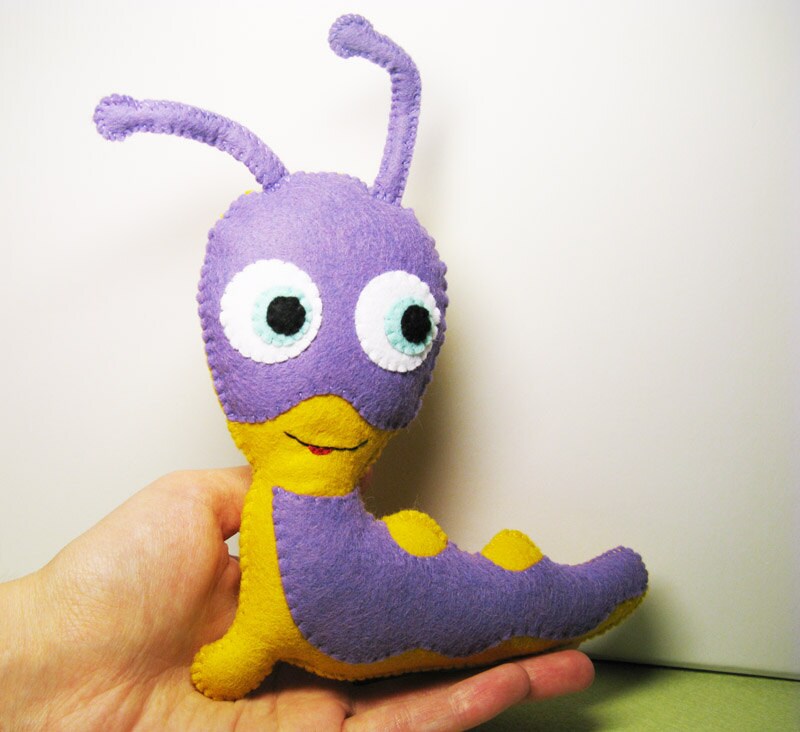 Felt Tulli Baby Tv Animal Toy Pattern PDF Sewing Instruction - Etsy