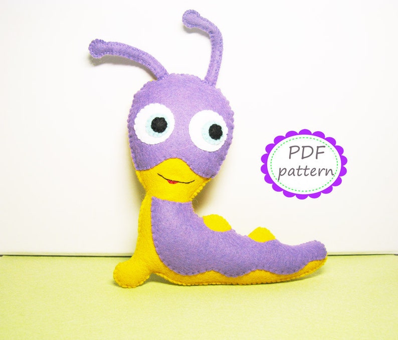 Buy Felt Tulli Baby Tv Animal Toy Pattern PDF Sewing Instruction Cute ...