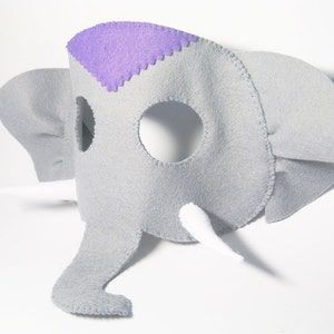 PDF PATTERN Elephant Felt Mask Sewing Tutorial Instruction DIY Handmade ...