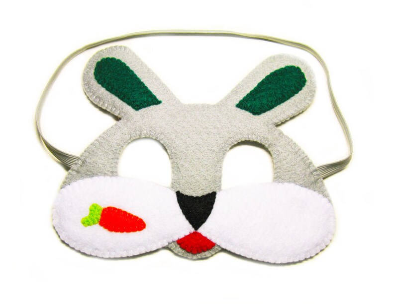PDF PATTERN Bunny Felt Mask Sewing Tutorial Instruction DIY Handmade ...