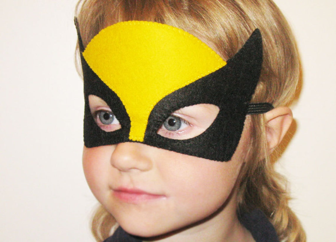 PDF PATTERN Wolverine Felt Mask Superhero Sewing Tutorial Instruction ...