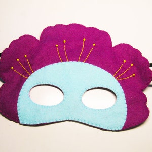 PDF PATTERN Flower Felt Mask Sewing Tutorial Instruction DIY Handmade ...