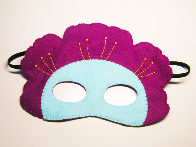 PDF PATTERN Flower Felt Mask Sewing Tutorial Instruction DIY Handmade ...