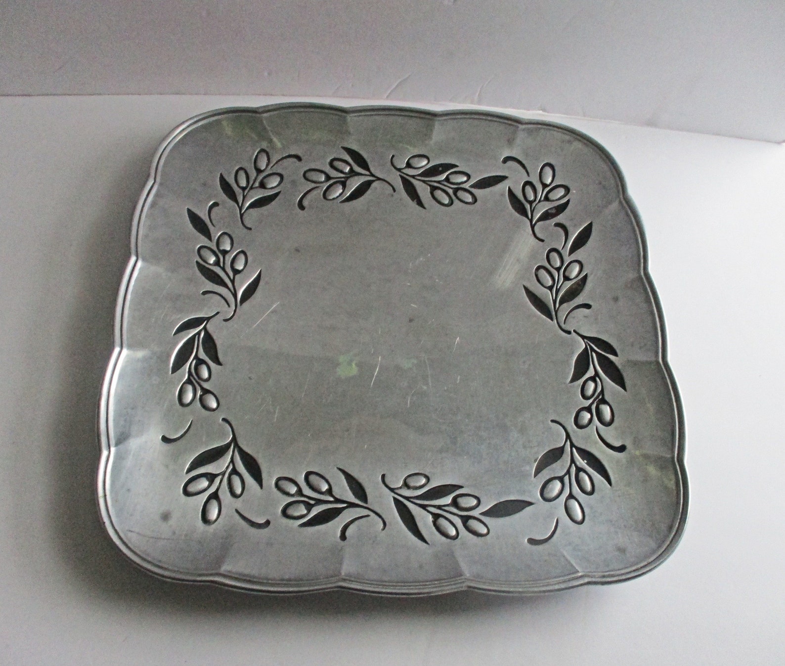 LENOX Tray, Brass and Pewter Alloy, Square Trays, Collectible Trays ...