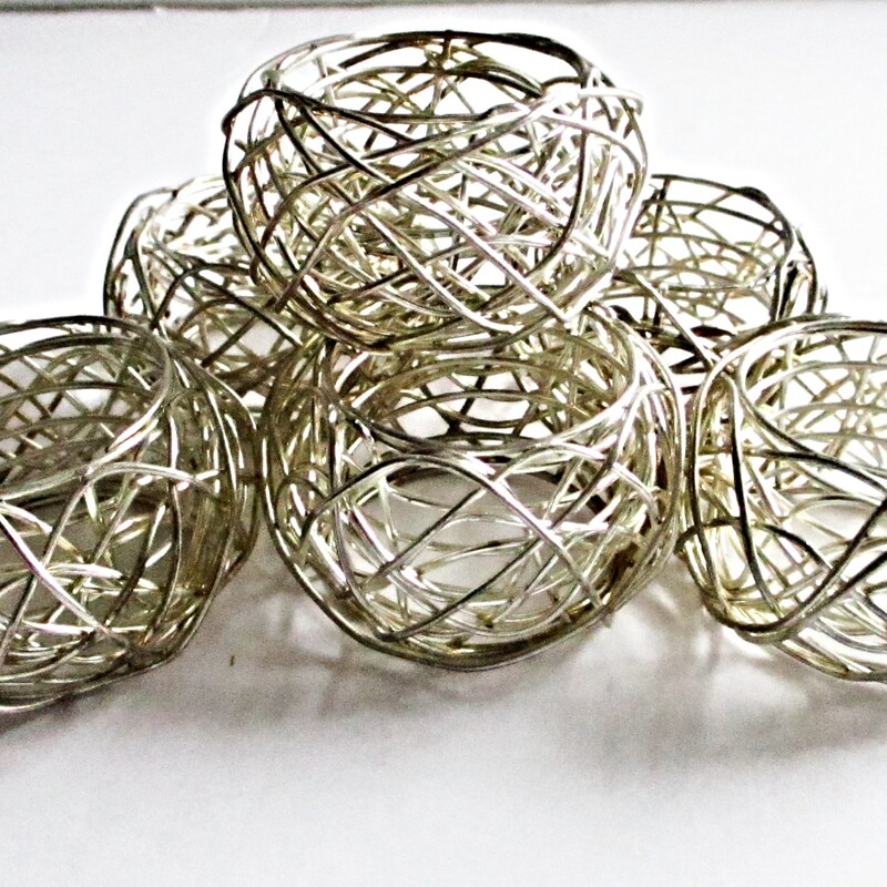 Wire Napkin Rings - Etsy