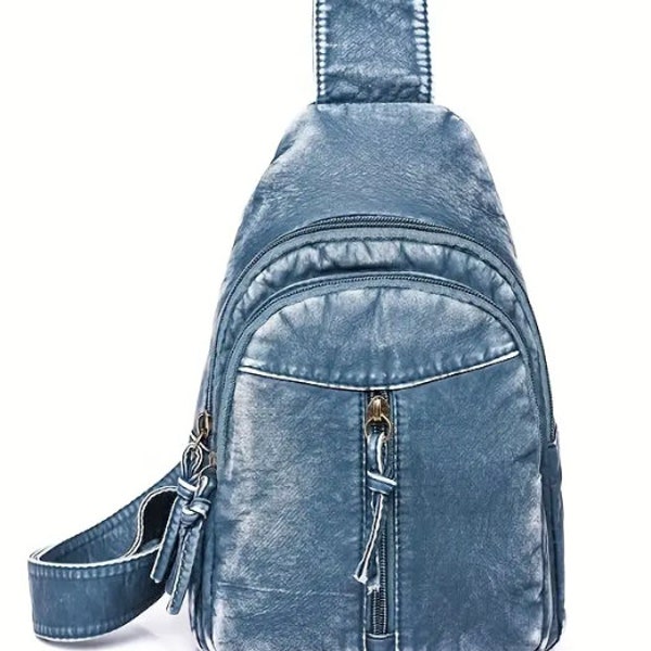 Denim Cross Body Bag - Etsy